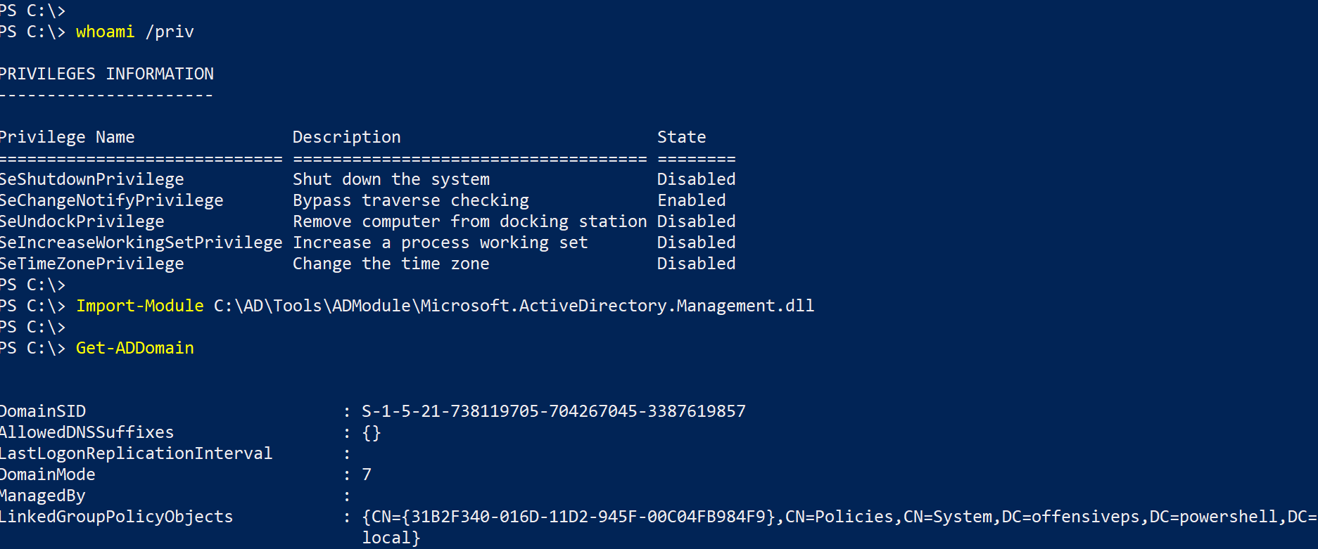 ADModule Microsoft Signed ActiveDirectory PowerShell Module